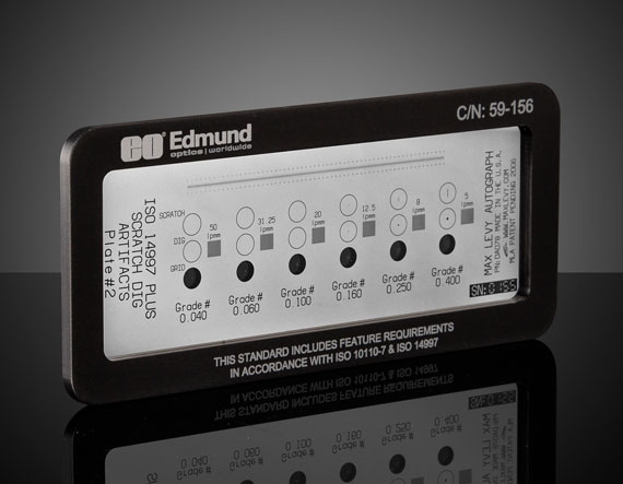 Scratch & Dig Standard (Vorderseite, negativ) | Edmund Optics